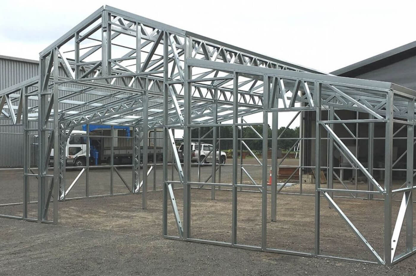 Heritage Barn Frame – 110sqm - Central Steel Framing
