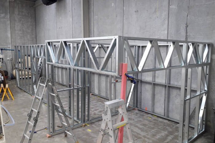Grinding Bay Structure - Central Steel Framing