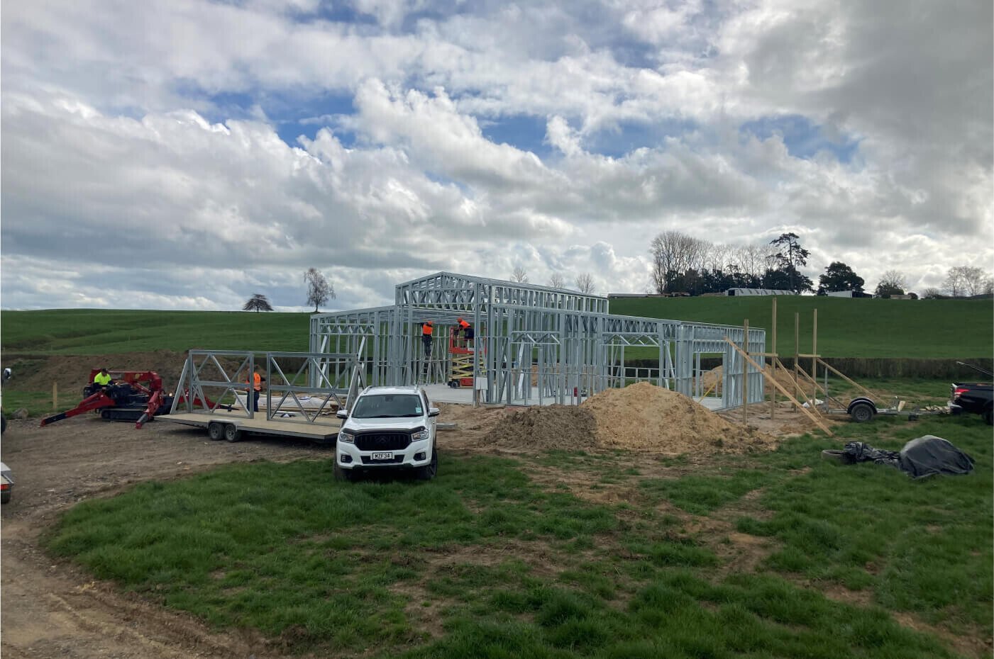 Heritage Barn Frame - 160sqm - Central Steel Framing