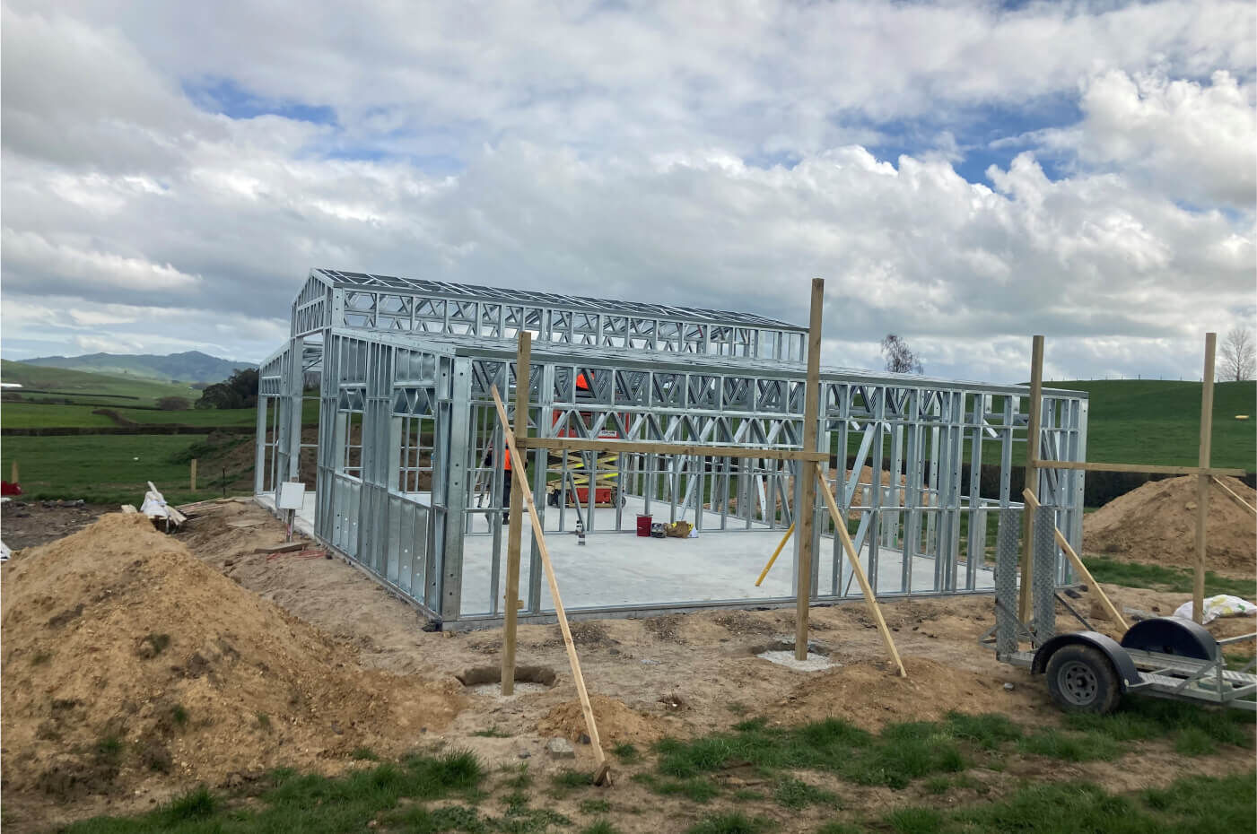 Heritage Barn Frame - 160sqm - Central Steel Framing