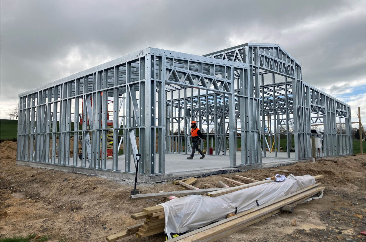 Heritage Barn Frame - 160sqm - Central Steel Framing